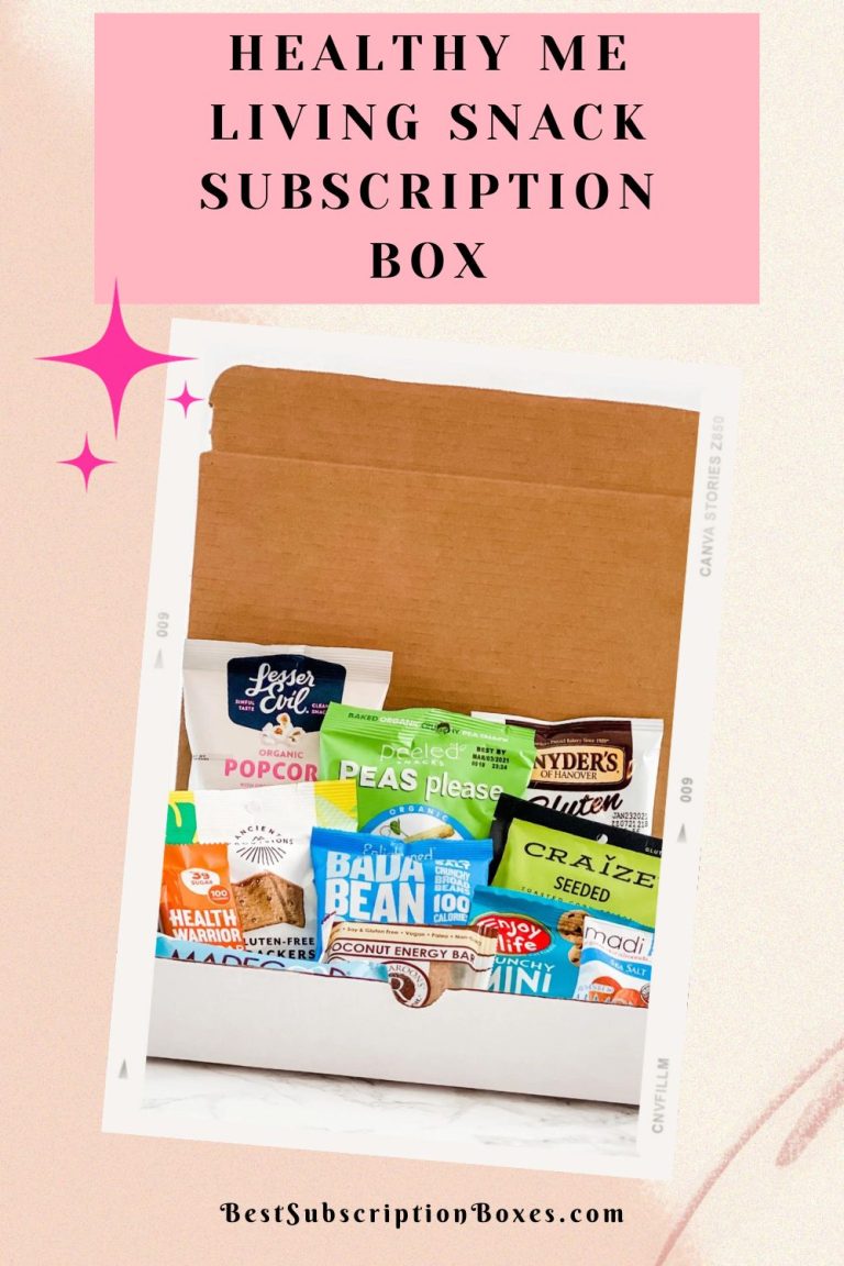 Healthy Me Living Snack Subscription Box