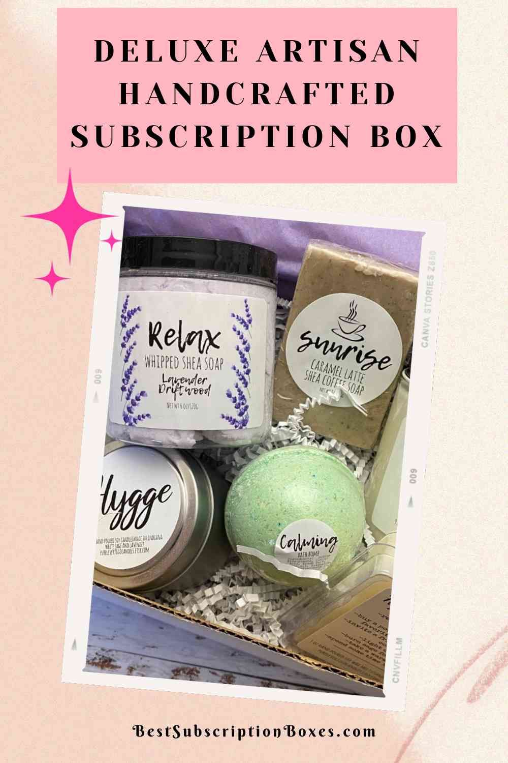 Deluxe Self Care Spa Candle and Bath Subscription Box