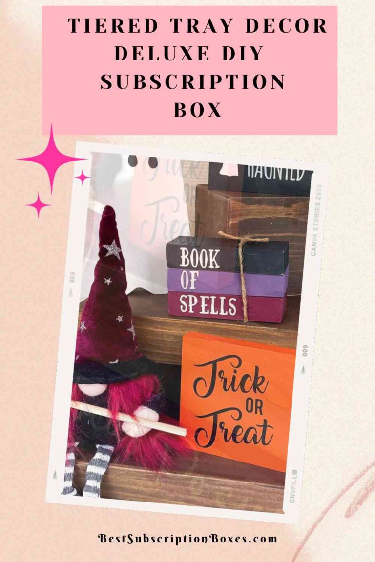 Tiered Tray Decor Deluxe DIY Subscription Box